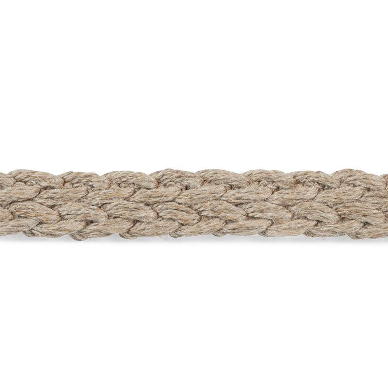 Schumacher: Braided Linen Tape Narrow 76274 Natural – Designer Fabrics USA