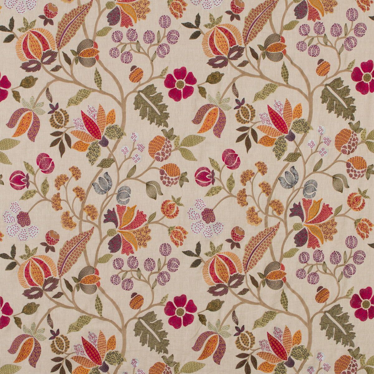 MULBERRY WILDERNESS MULTI – Designer Fabrics USA
