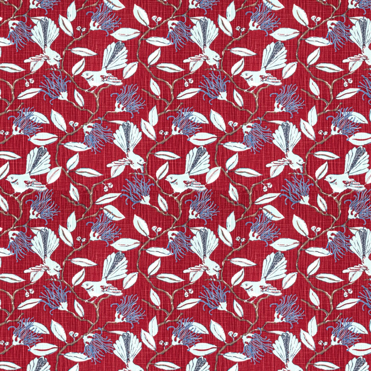 Victoria Larson for Stout: Onlooker ONLO-5 Red – Designer Fabrics USA